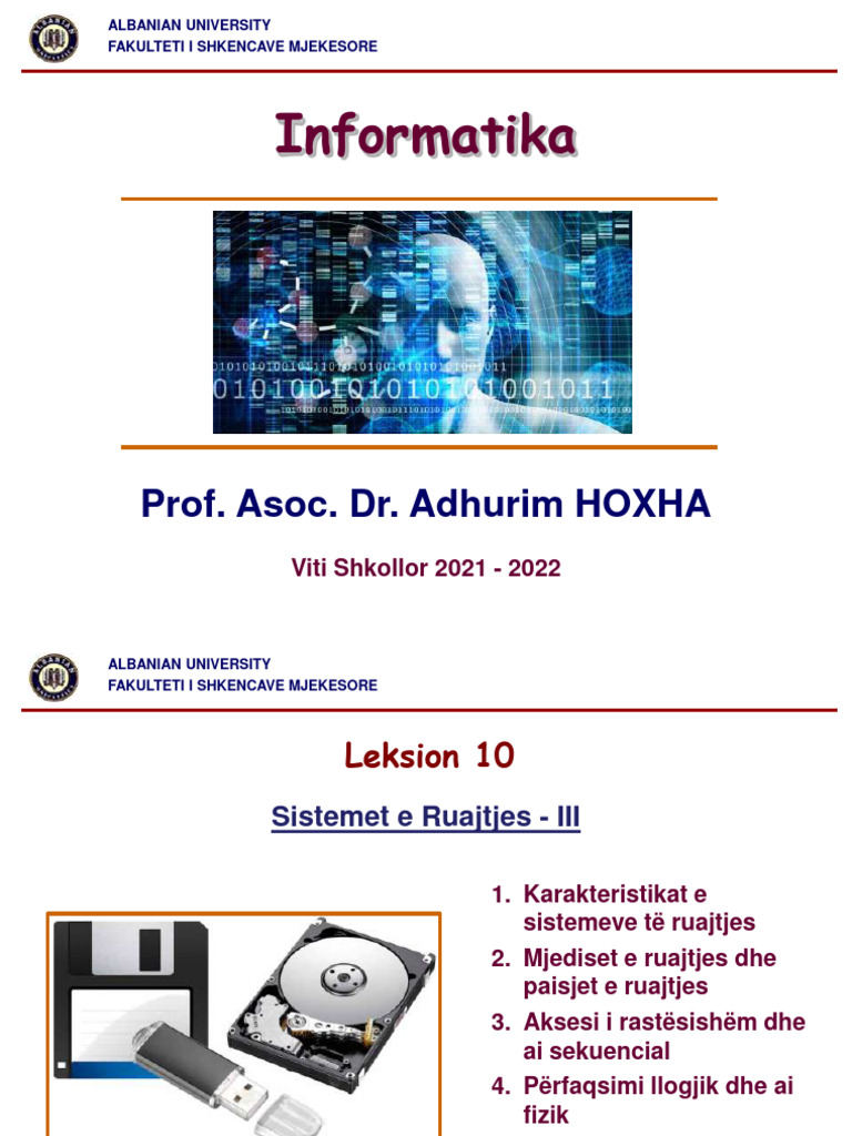 Leksion 10 - Informatika | PDF