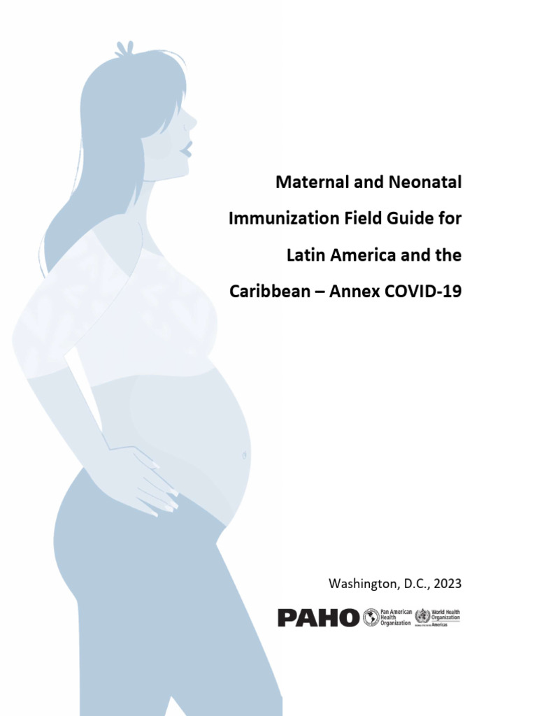 Maternal and Neonatal Immunization Field Guide OPS | Download Free PDF ...