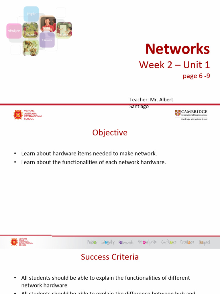 Week 2 Networks | PDF | Computer Network | Network Switch