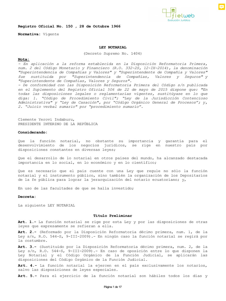 Ley Notarial - Junio 2019 - Masl | PDF | Propiedad de la comunidad ...