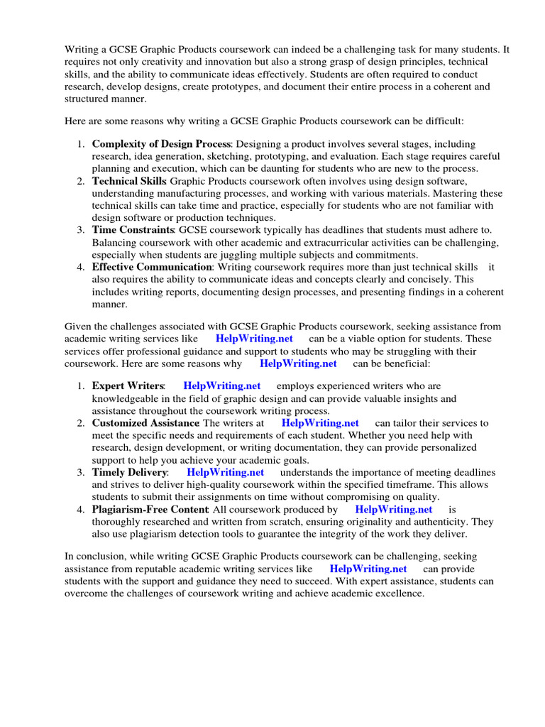 Gcse Graphic Products Coursework Examples | PDF | Design | Information