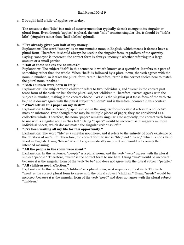Exercises | PDF