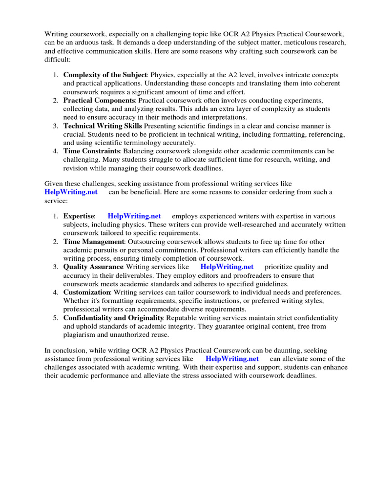 Ocr A2 Physics Practical Coursework | PDF | Resonance | Force