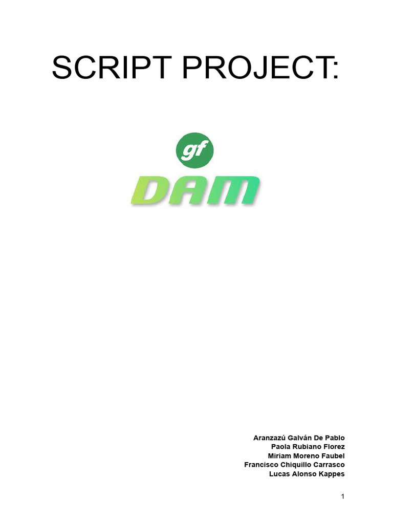 SCRIPT Project | PDF | Cross Platform Software | Application Software
