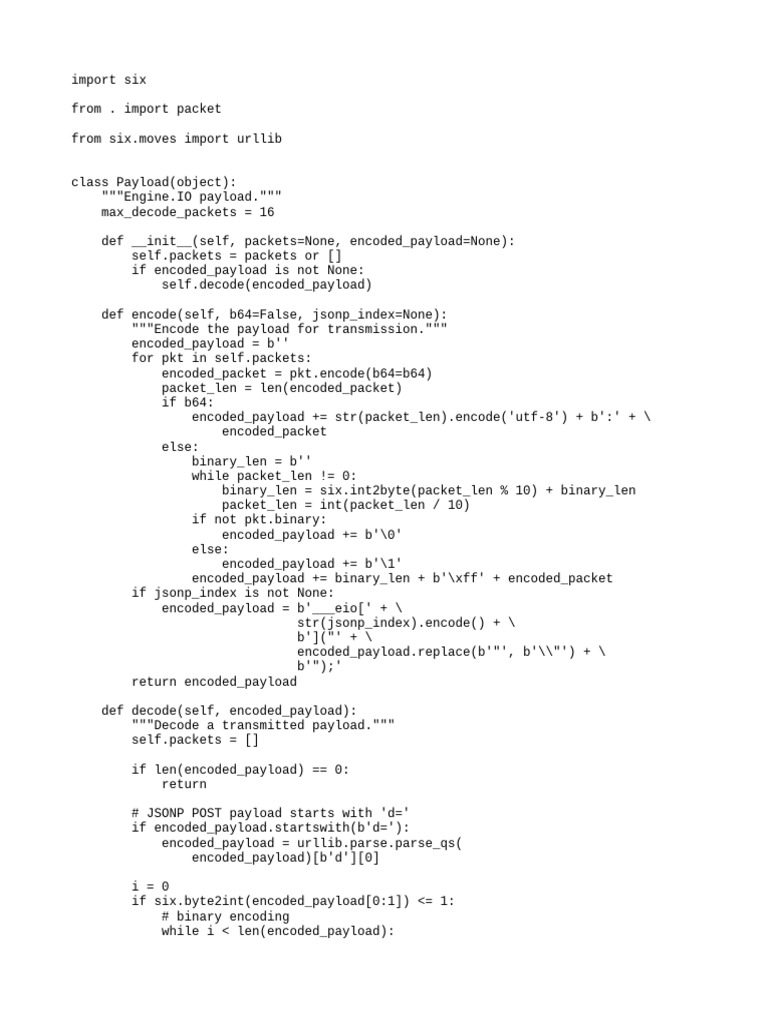 Payload | Download Free PDF | Naming Conventions | Signal Processing Payload | Download Free PDF | Naming Conventions | Signal Processing