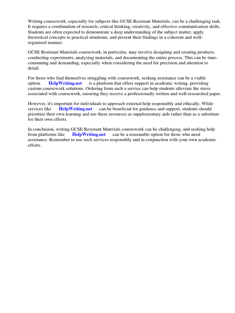 Gcse Resistant Materials Coursework Examples Edexcel | PDF | Adhesive