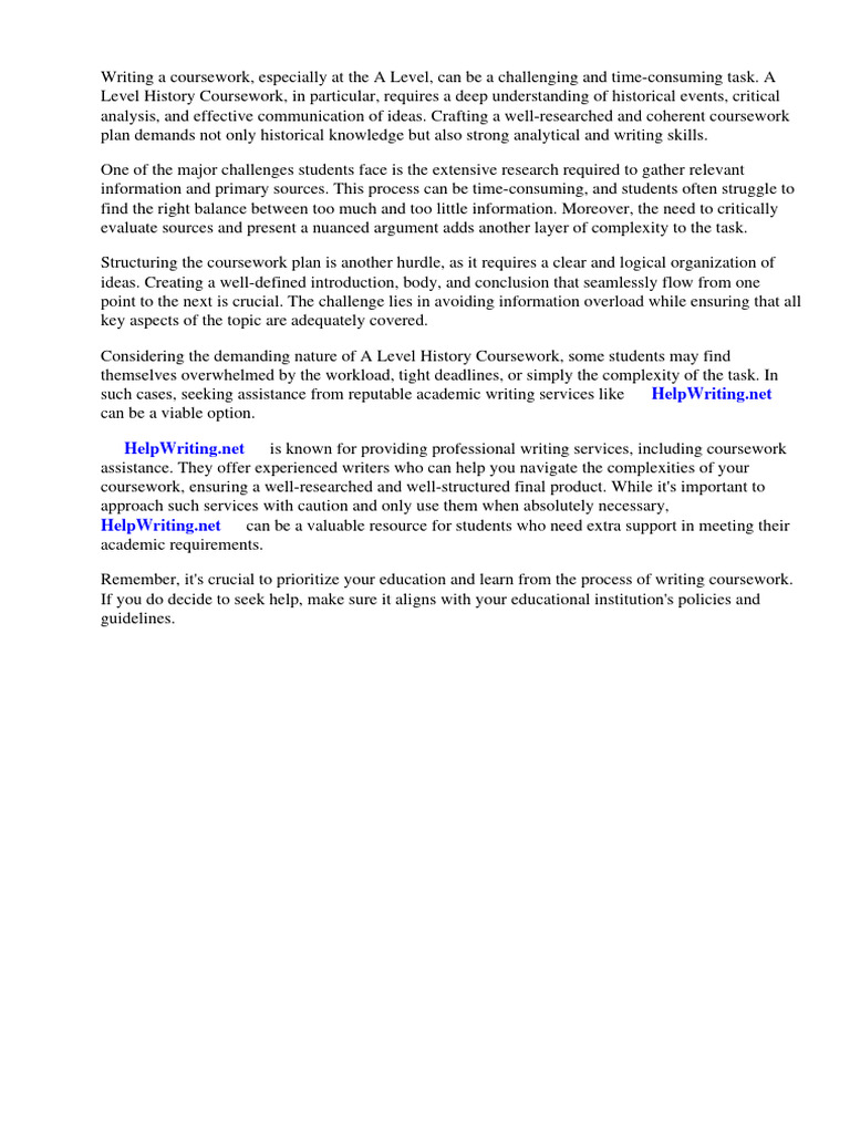 A Level History Coursework Plan | PDF | Essays | Historian A Level History Coursework Plan | PDF | Essays | Historian