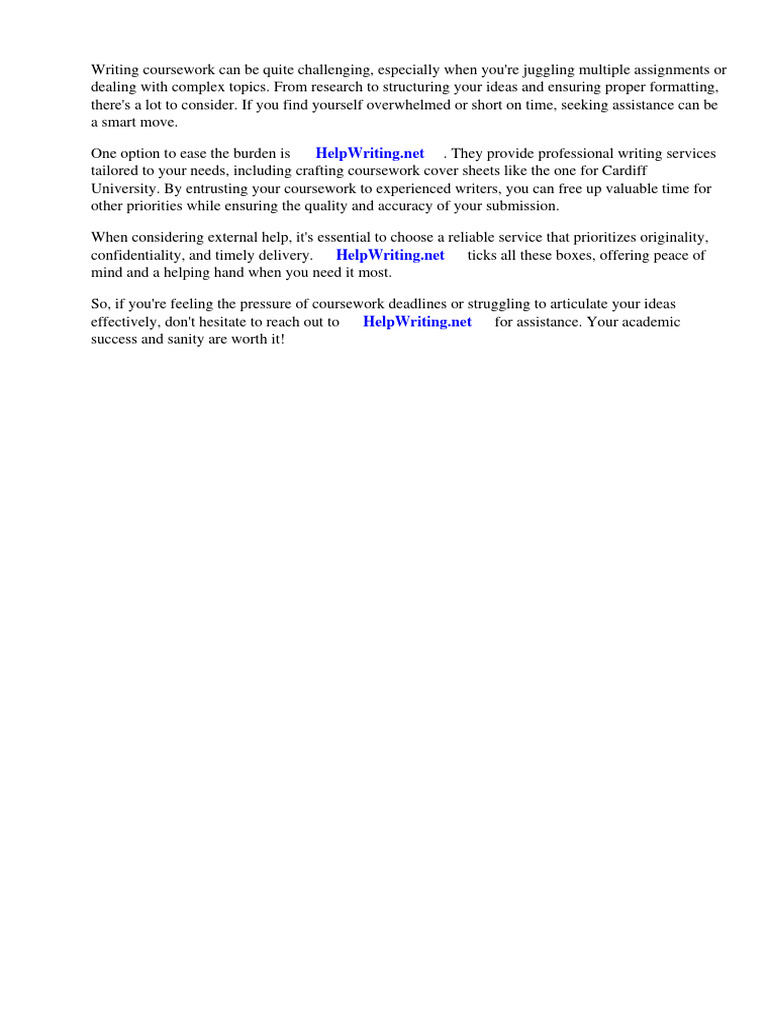 Cardiff University Coursework Cover Sheet | PDF | Brand | Digital Marketing