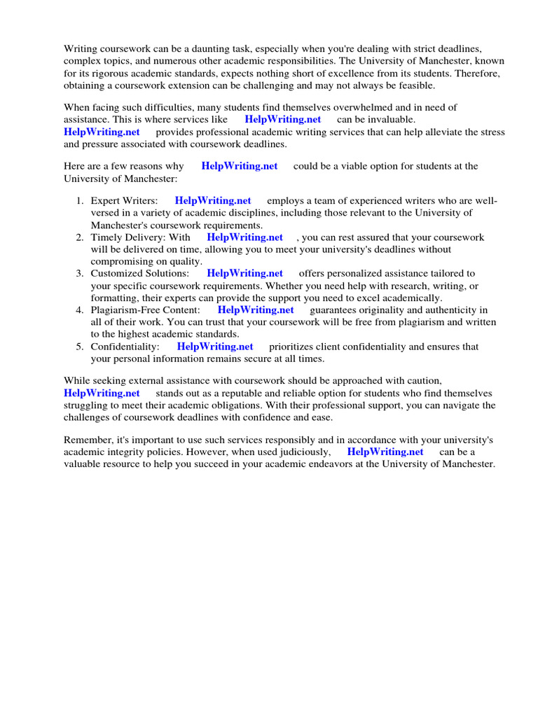 University of Manchester Coursework Extension | PDF | Taxes | Computer File