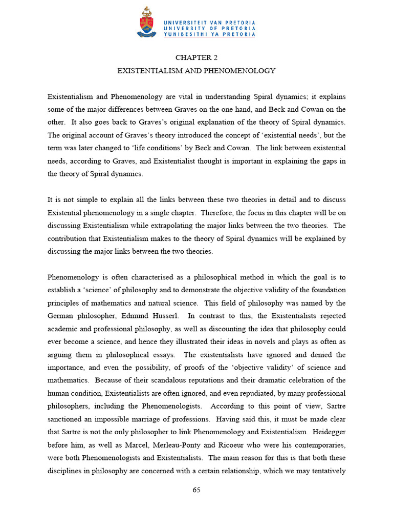 Existential Phenomenology | PDF | Phenomenology (Philosophy) | Existentialism