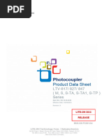 817C Optocoupler Datasheet PDF | PDF | Electrical Engineering ...