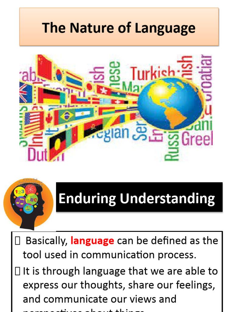 Understanding the Nature of Language | PDF | Communication | Cognitive ...