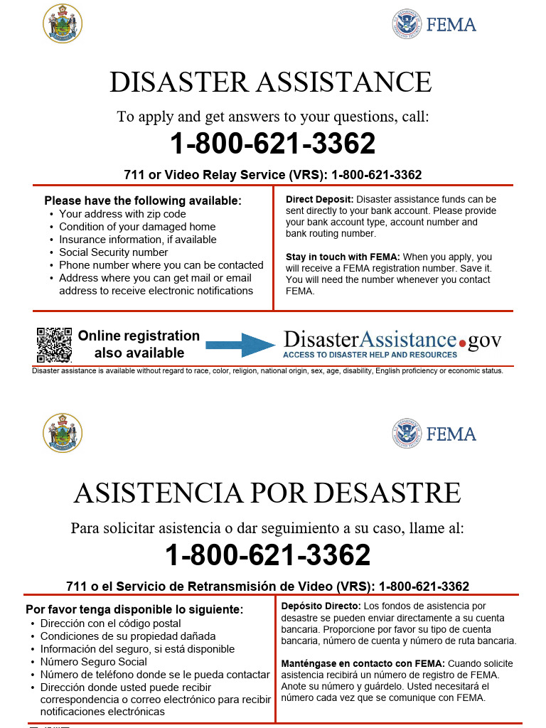 Guía de Asistencia por Desastre FEMA | PDF