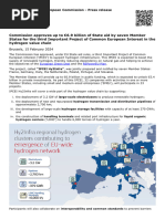 CallText - HORIZON CL5 2025 02 D2 08 - W2RHydrogen | PDF | Hydrogen Economy | Water