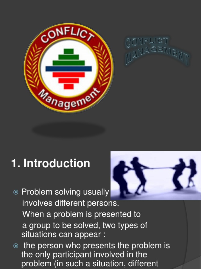 Conflict Management | PDF | Employment | Leadership