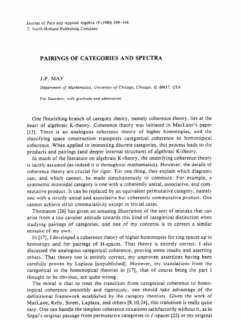 Journal of Pure and Applied Algebra 19 (1980) 299-316 G North-Holland ...