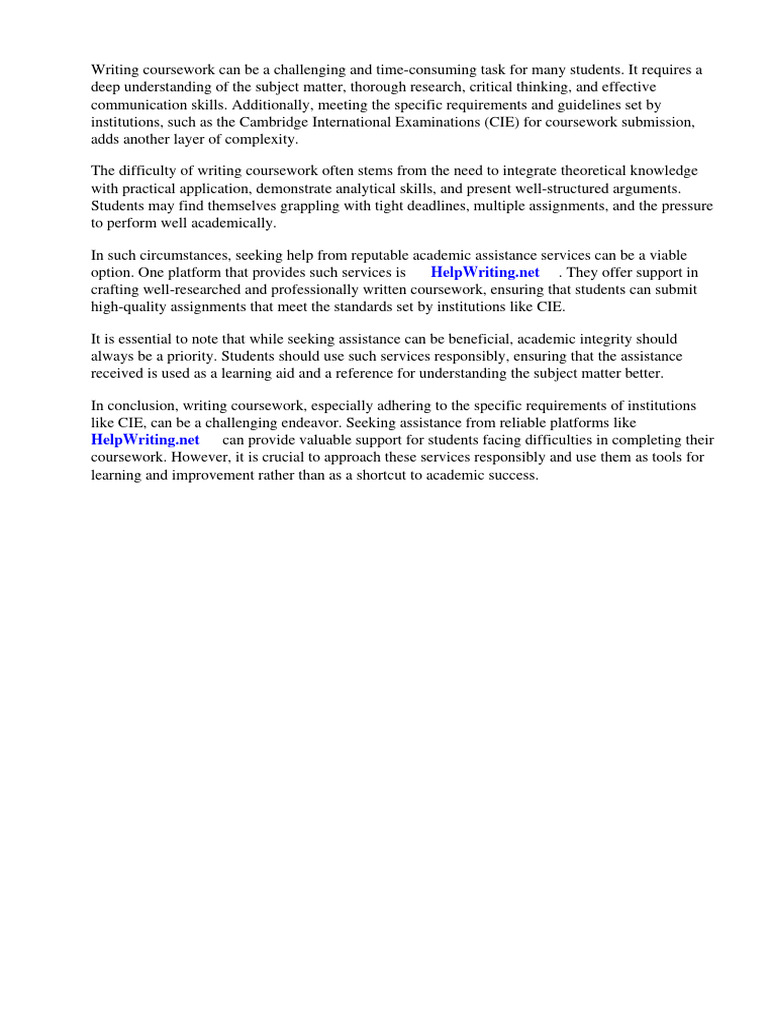 Cie Coursework Submission | PDF | Facebook | Linked In