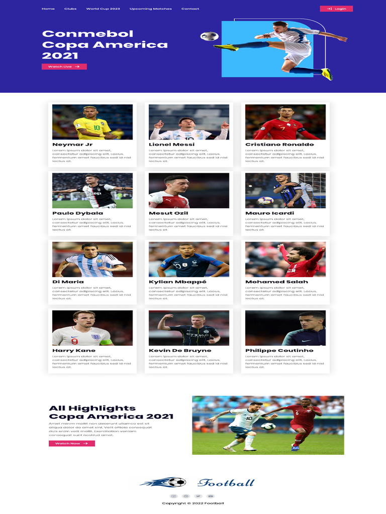 Conmebol Copa America 2021 | PDF | Association Football Clubs ...