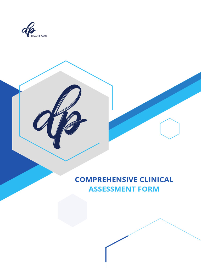 Comprehensive Clinical: Assessment Form | PDF | Dental Implant ...