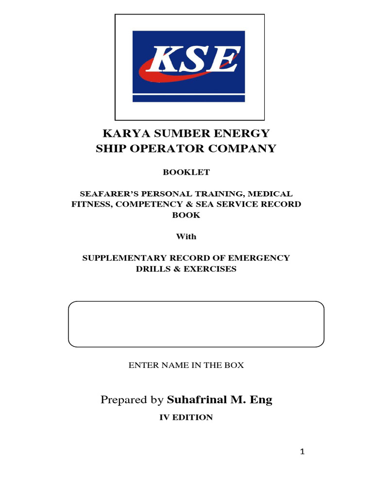 Seafarer's Training and Service Record Guide | PDF | Safety | Sailor
