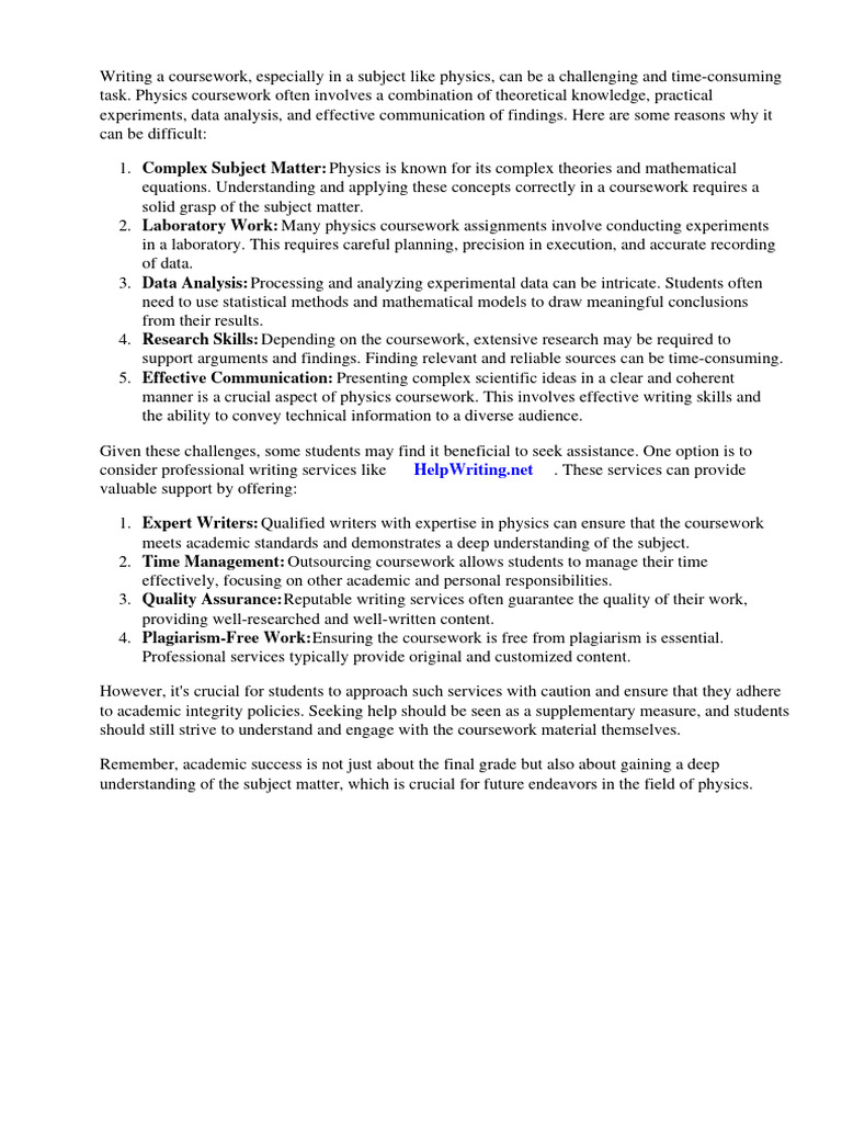 Physics Practical Coursework Ideas | PDF | Physics | Theory