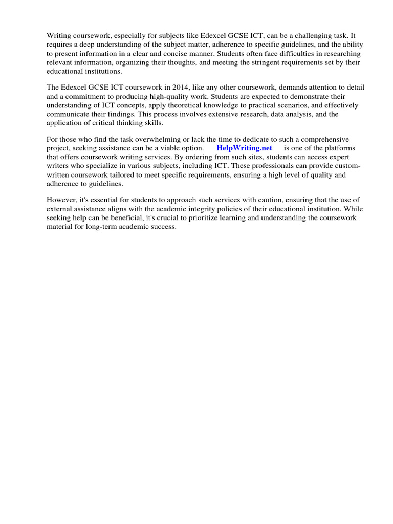 Edexcel Gcse Ict Coursework 2014 | PDF | Educational Technology | Bluetooth