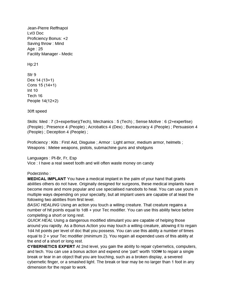 Character Example Carbon 2185 | PDF