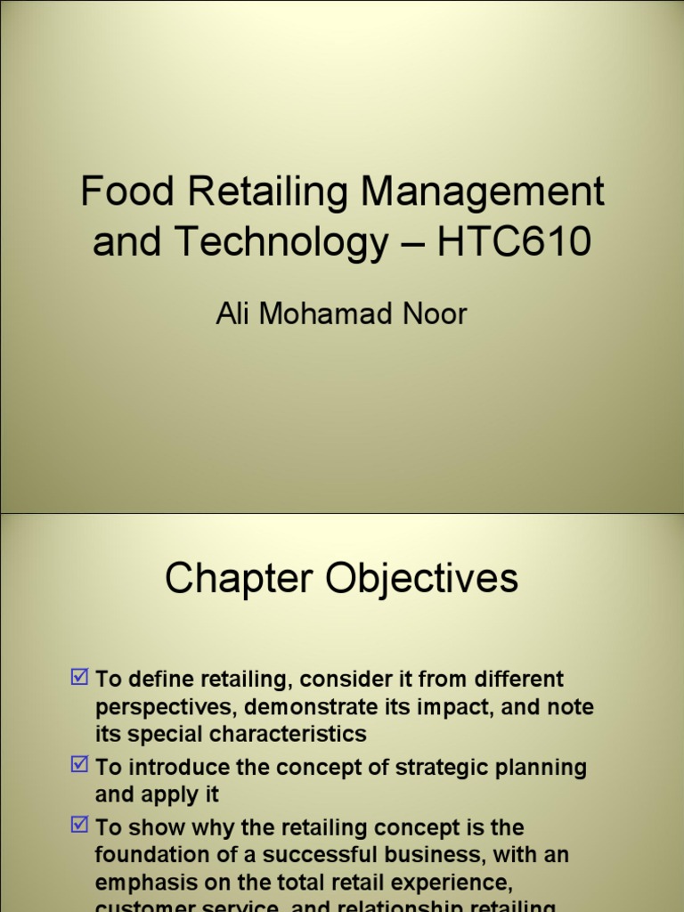 Chapter 1 - Introduction To Retailing | PDF | Retail | Brand