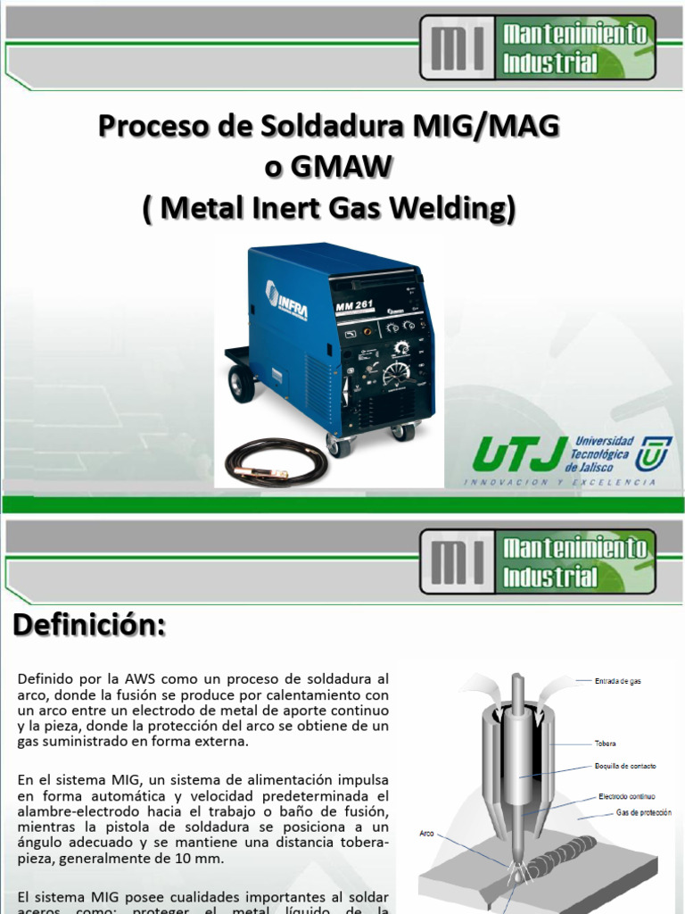 Proceso Mig | PDF | Soldadura | Construcción