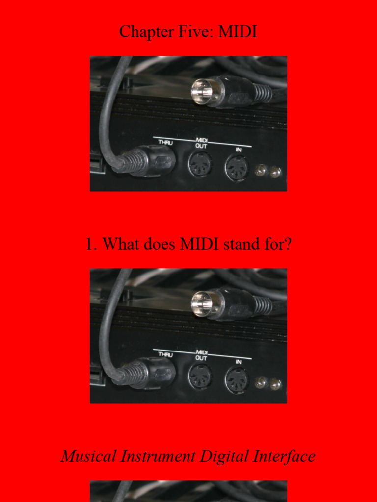 MIDI Basics for Musicians | PDF | Art | Computers