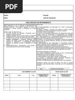 Termo de Recebimento e Responsabilidade Do Epi | PDF