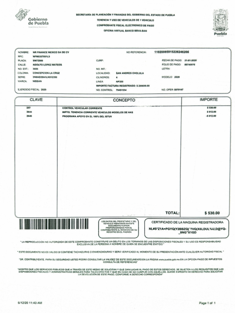 Recibo 2024-02-26 80058 A.M. | PDF