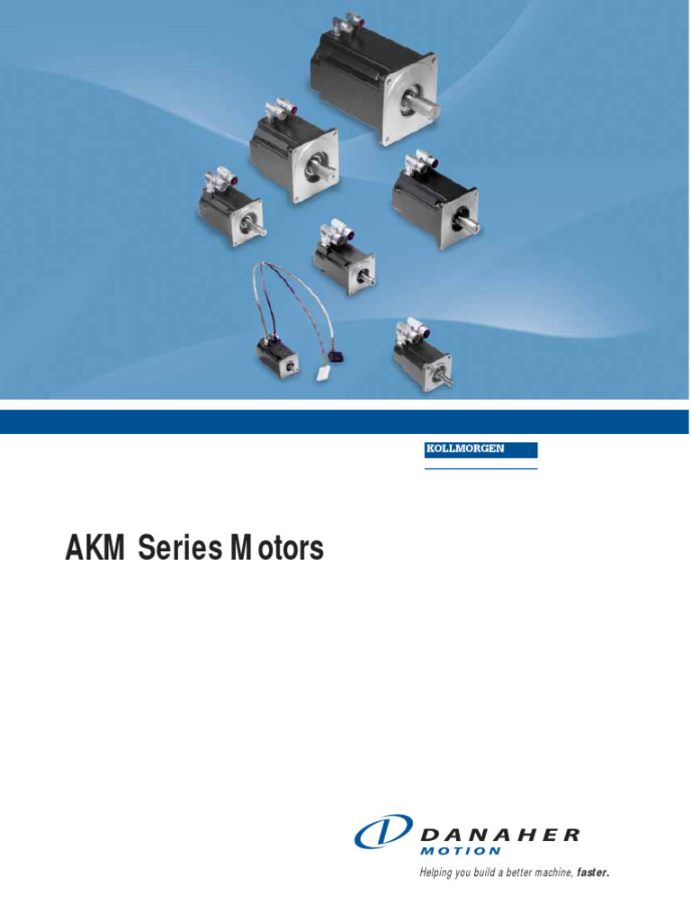 Kollmorgen AKM - Servomotor | Download Free PDF | Electric Motor | Mechanical Engineering