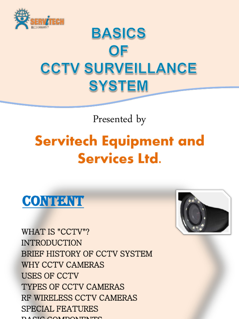 Basics of CCTV Surveillance System | PDF | Closed Circuit Television | Cable Television