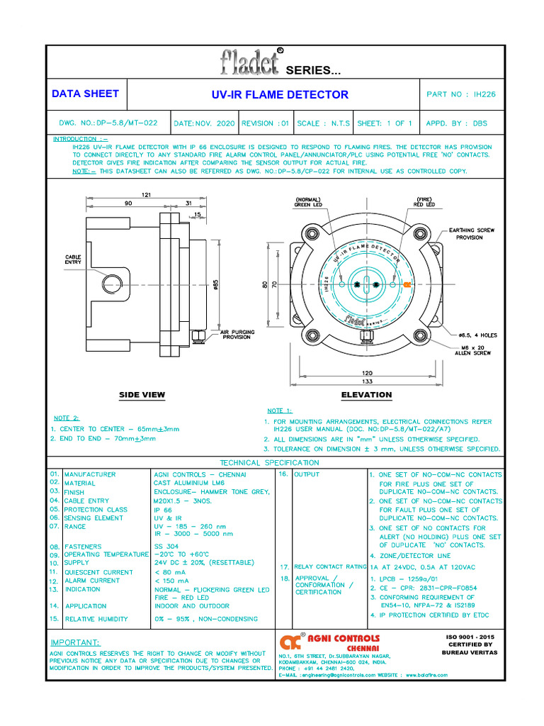 Person-Ih226 - Uv-Ir Flame Detector-283 | PDF
