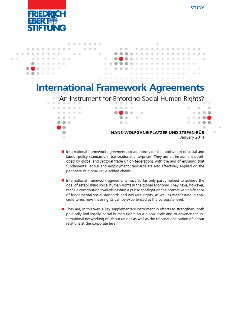 International Framework Agreements: An Instrument For Enforcing Social Human Rights? | PDF ...