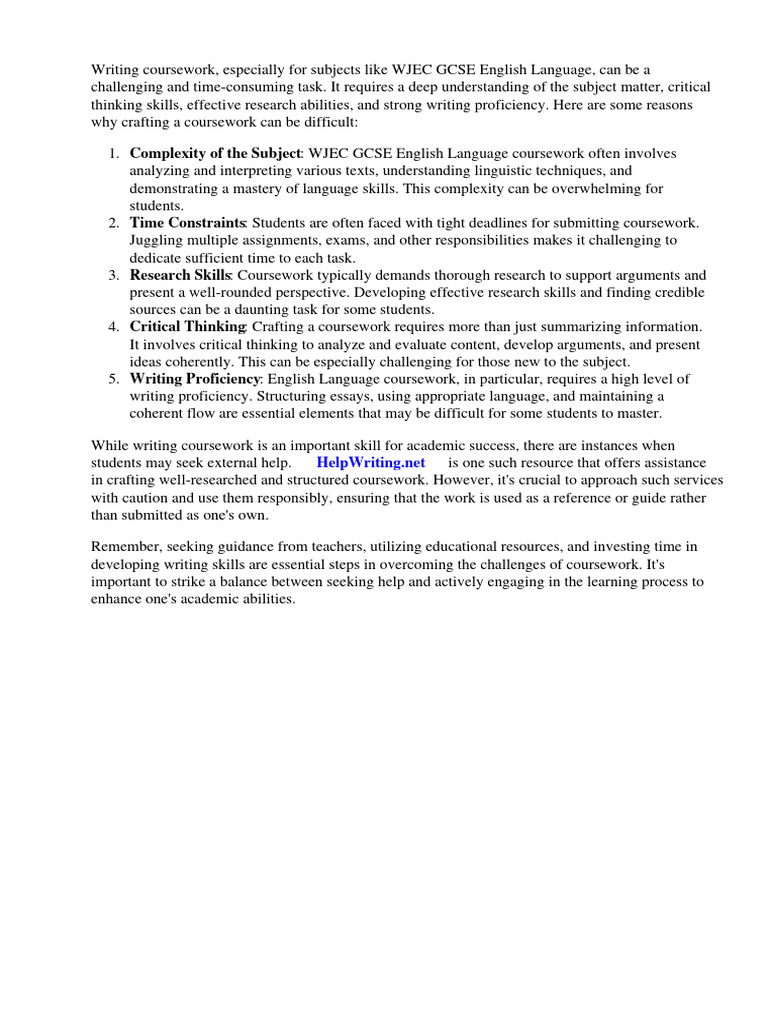 Wjec Gcse English Language Coursework | PDF | Linked In | Facebook Wjec Gcse English Language Coursework | PDF | Linked In | Facebook