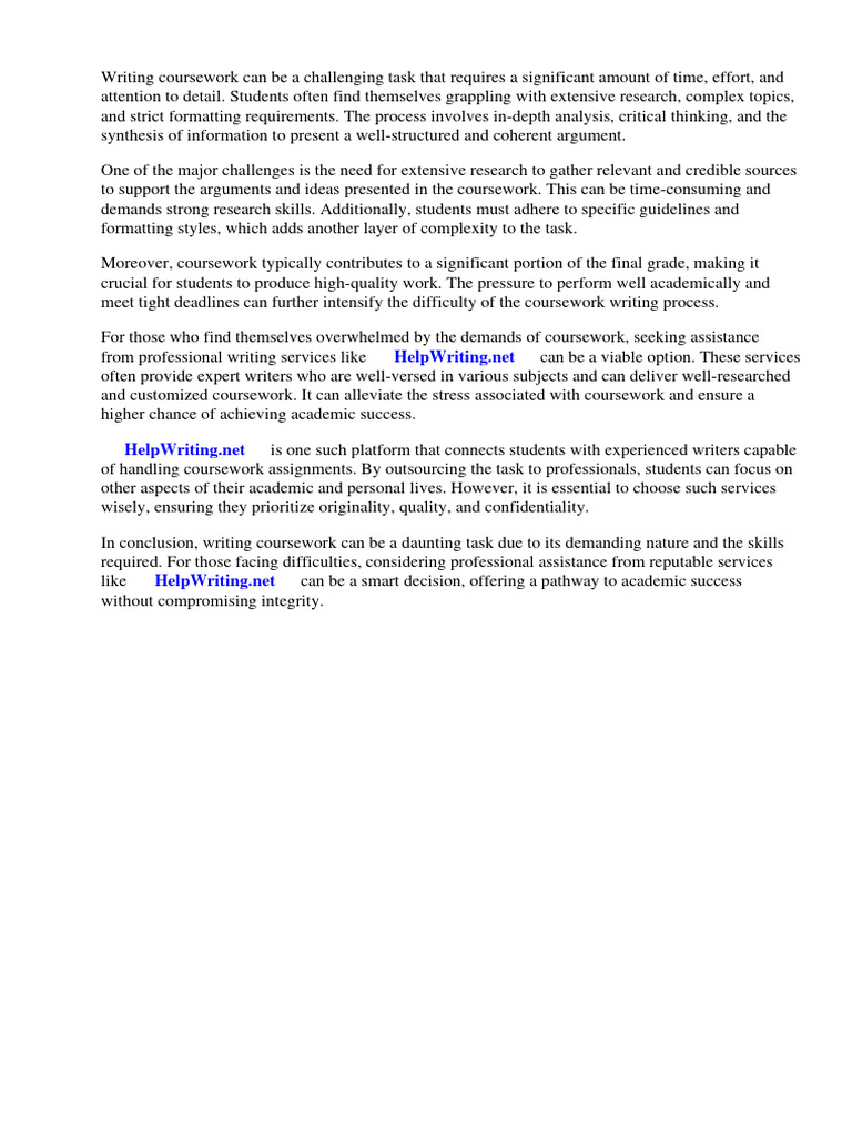 Coursework Co To Jest | PDF | Thesis | Experience