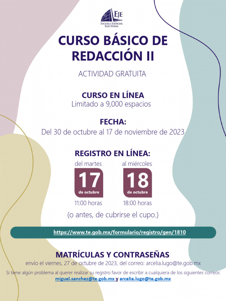 Curso Gratuito de Redacción II Online | PDF