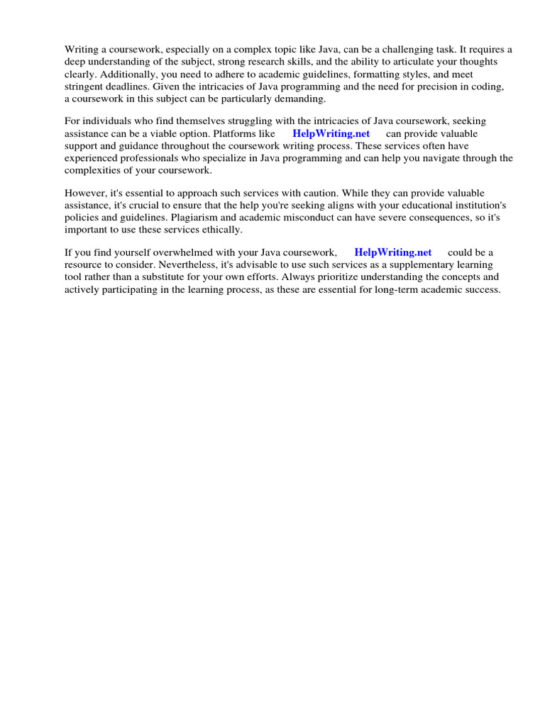 Java Coursework Help | PDF | Computer Programming | Java (Programming ... Java Coursework Help | PDF | Computer Programming | Java (Programming ...