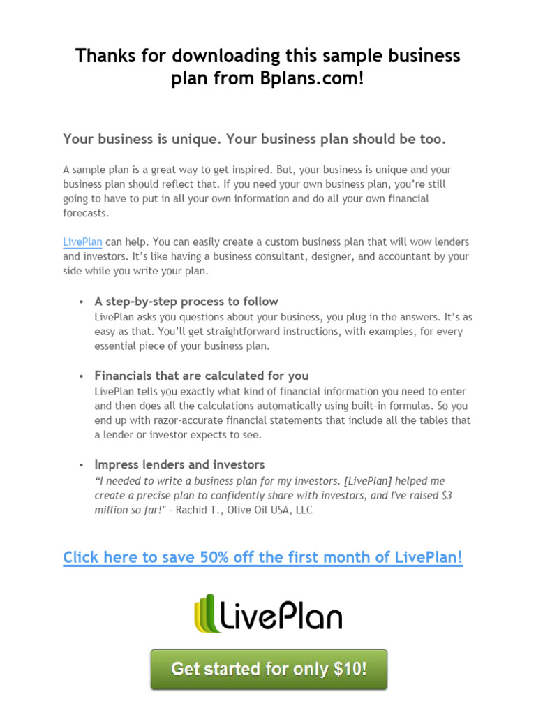 General Freight Trucking Business Plan | PDF | Cargo | Financial Economics