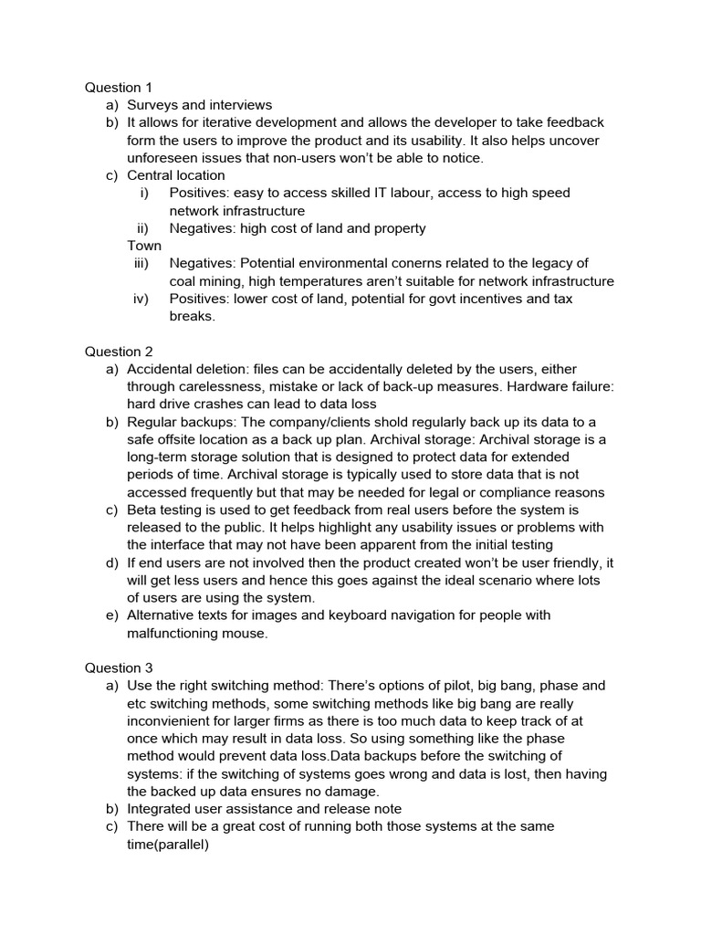 Topic 1 | PDF | Backup | Usability