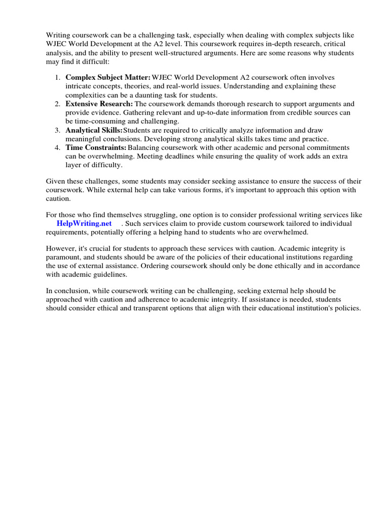 Wjec World Development A2 Coursework | Download Free PDF | Human Communication