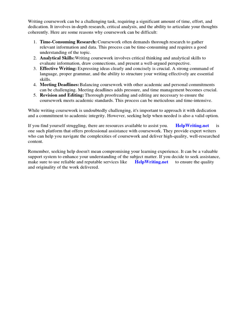 Can You Redo A Level Coursework | PDF | Critical Thinking | Gce ...