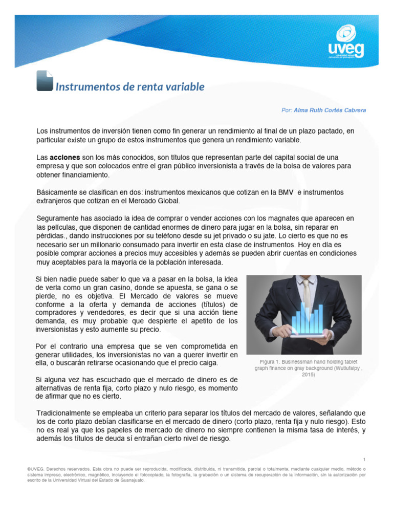 3.2 .-Instrumentos de Renta Variable | PDF | Compartir (Finanzas ...