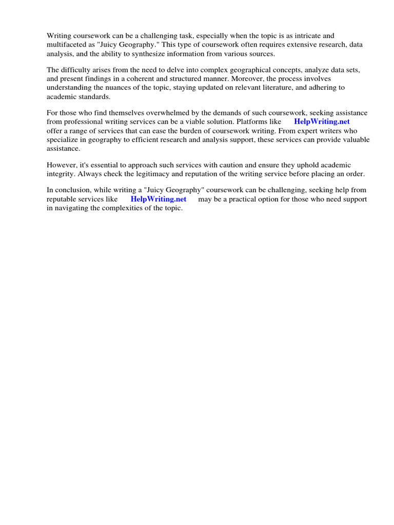 Juicy Geography Coursework | PDF | Agriculture | Rice