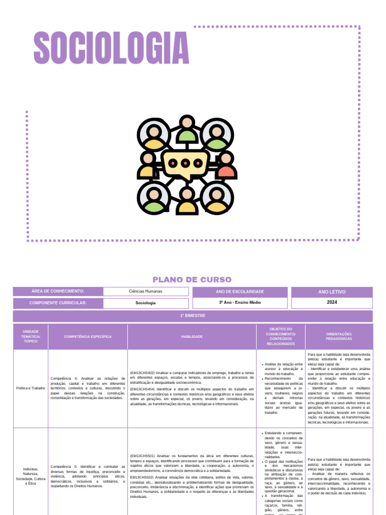 3 Ano em Ci Humanas Plano de Curso 2024 Ensino Medio | Download grátis ... 3 Ano em Ci Humanas Plano de Curso 2024 Ensino Medio | Download grátis ...
