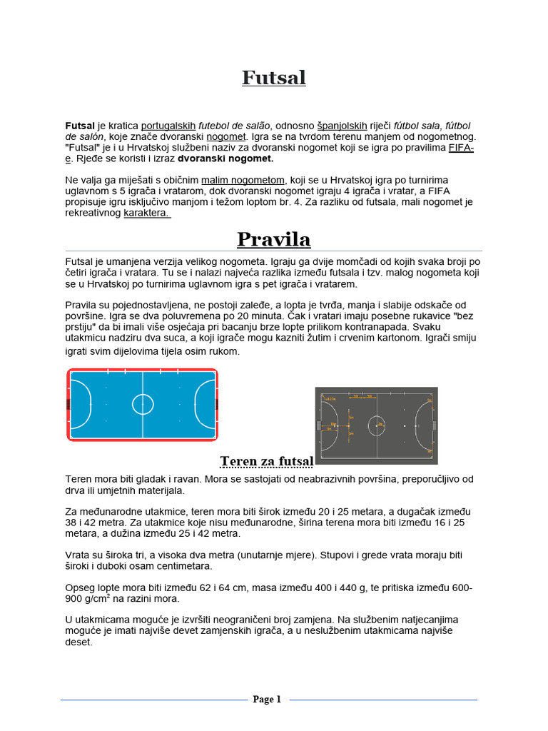 Futsal | PDF