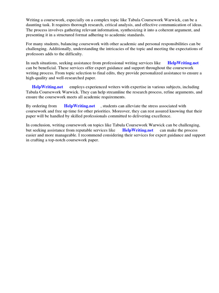 Tabula Coursework Warwick | PDF | Castle | Expert