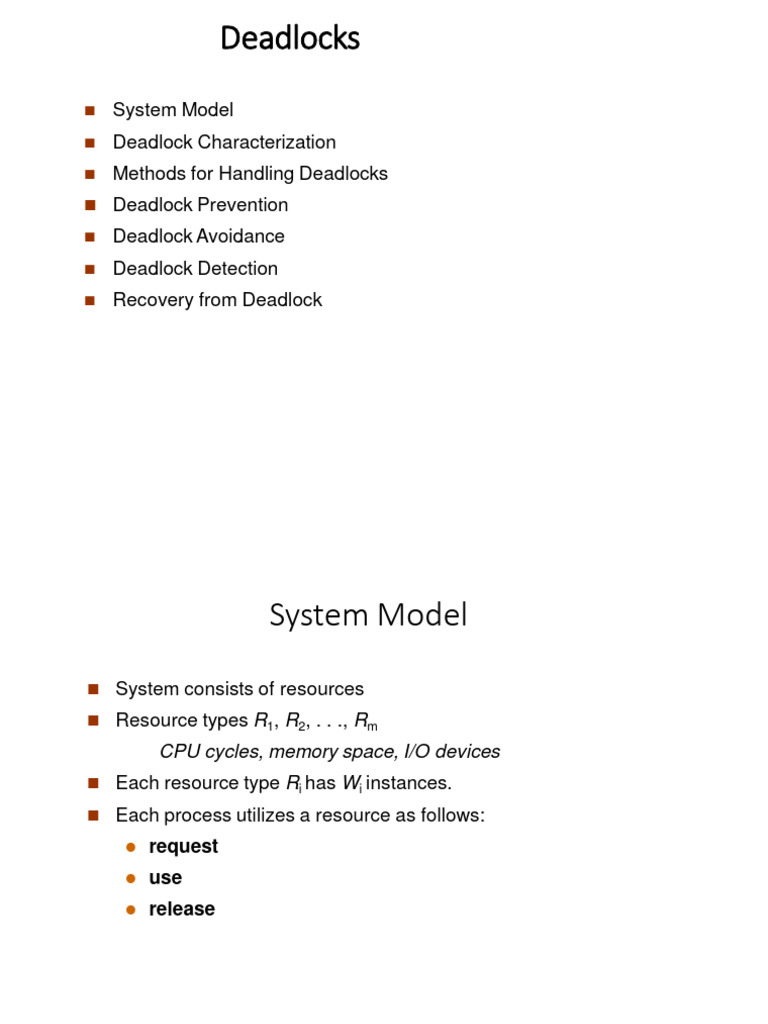 6deadlock Dated 14 10 2022 Pdf Theoretical Computer Science Concurrency Computer Science